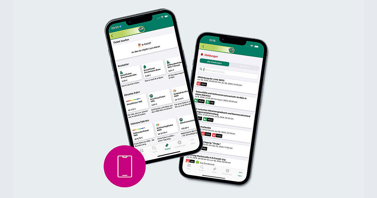 Die neue VRS-App - go.Rheinland Geschäftsbericht